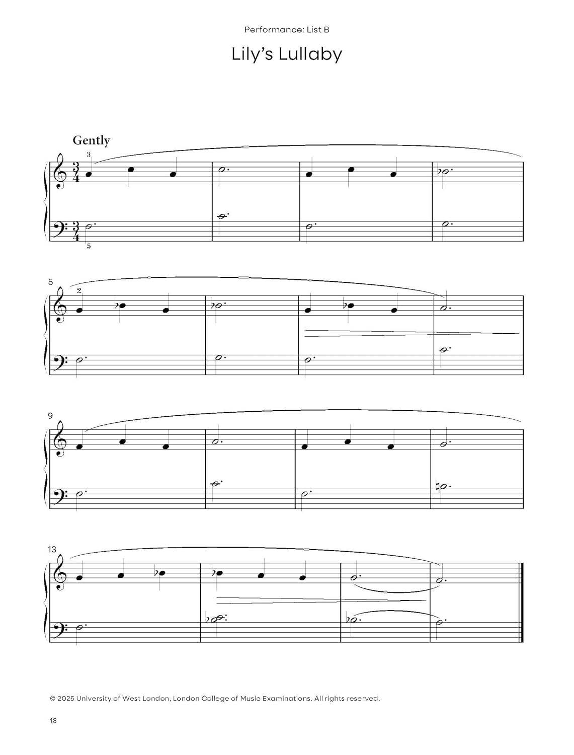 LCME Piano Handbook 2026: Step 1 - Theme Music